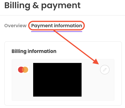 Update Your Payment Method